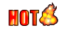 Button 'Hot' — Gif & Clipart